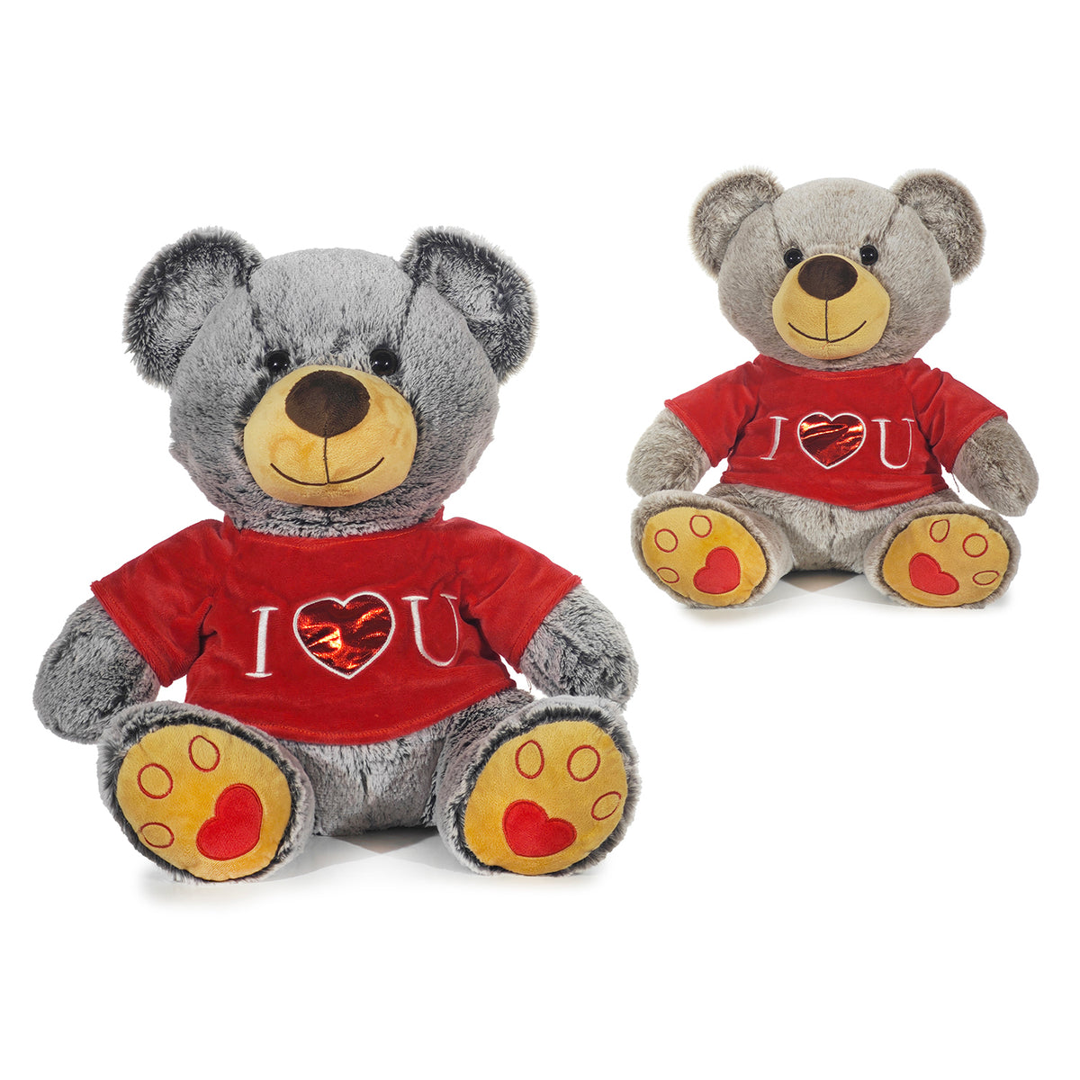 TU GIOCHI - Peluche Morbidosi Orso Teddy Happy Valentine's Day h38 cm ...