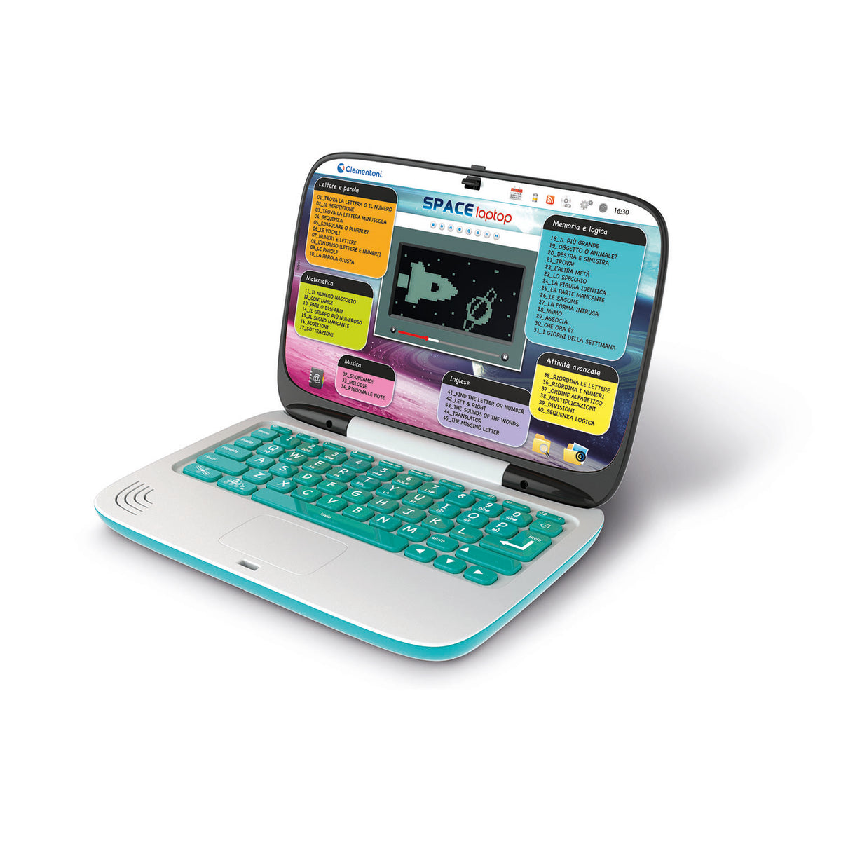 CLEMENTONI - Computer Kid Space Laptop - Laptop Educativo Interattivo ...
