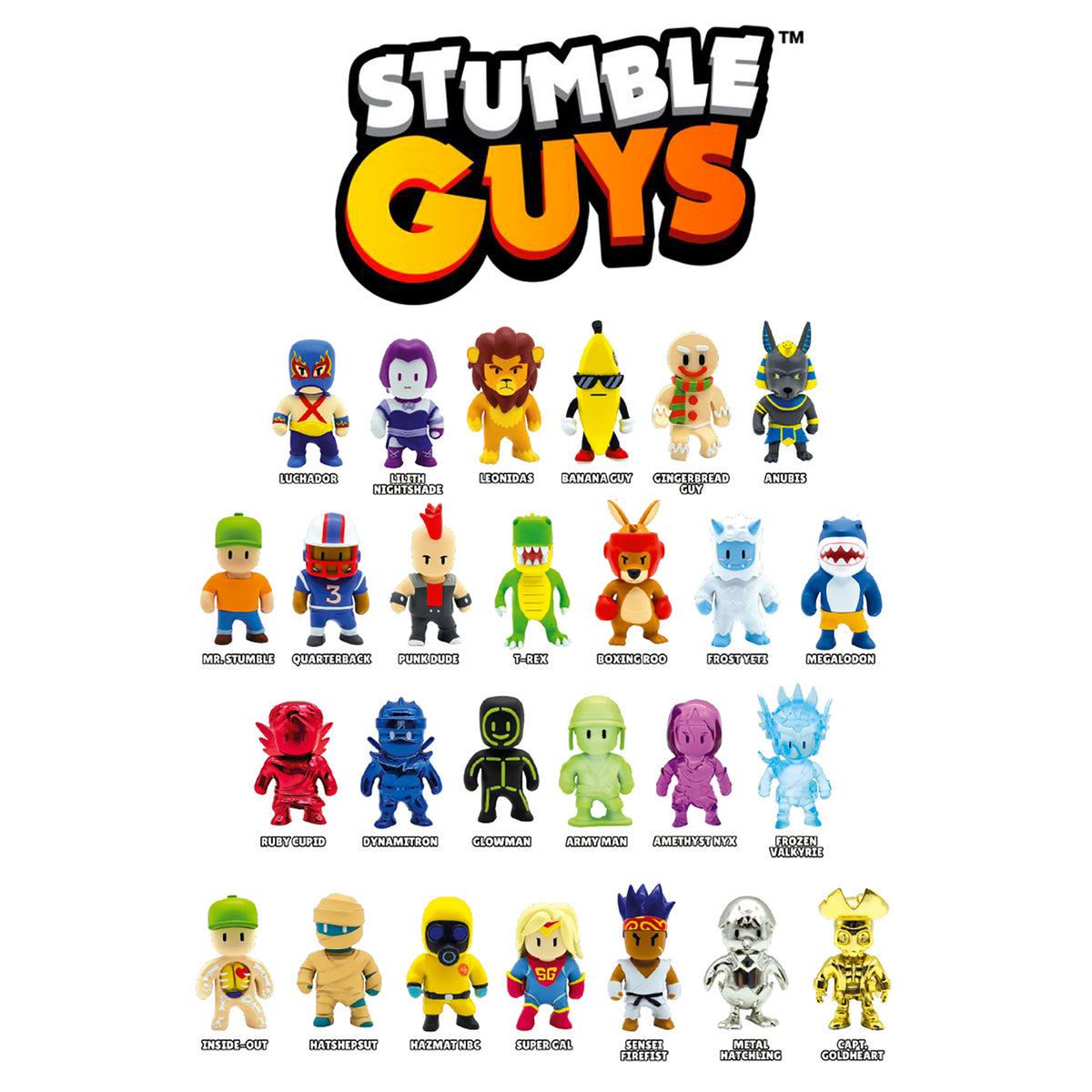 DIRAMIX - Stumble Guys 3D Mini Figures 3 Pezzi – Shop On Line Happy ...