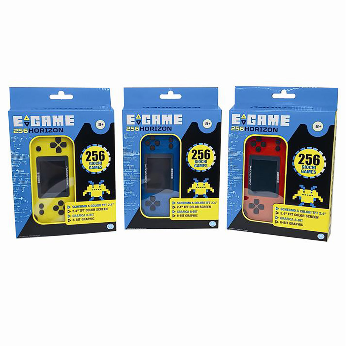 ODS - Radiocom Egame 256 Giochi Horizon – Console Portatile Colorata ...